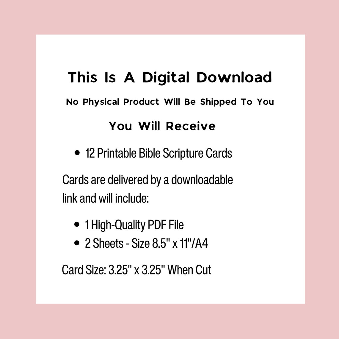 12 Printable Mothers Day Scripture Cards Mothers Day Bible Verse Cards ...