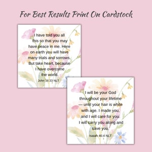 30 Printable Scripture Cards for Encouragement| Bible Verse Cards ...