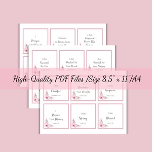 Printable Healing Scripture Cards| Healing Bible Verse Cards| Prayer ...