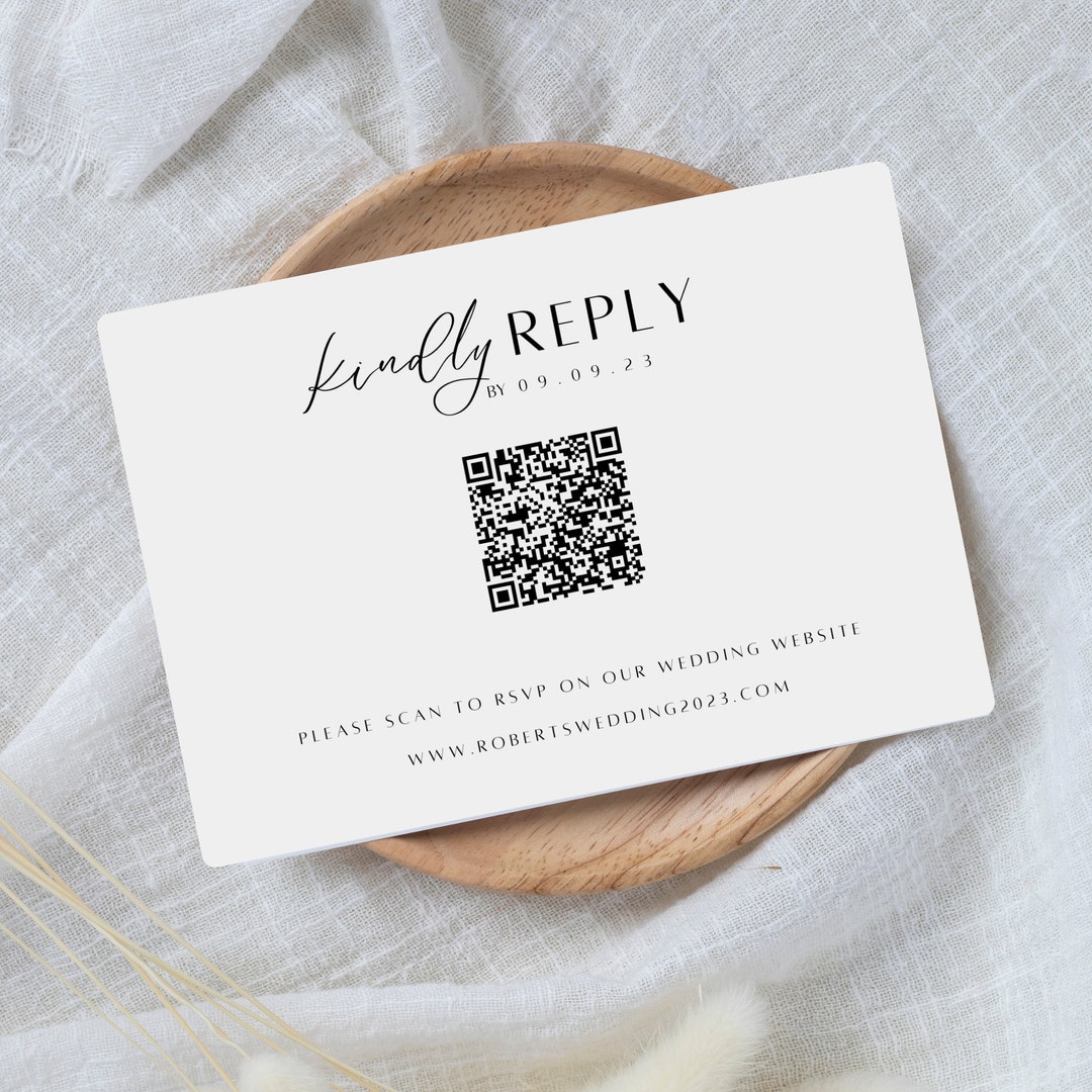 Photo RSVP Template, INSTANT DOWNLOAD, Digital Invitation, Editable ...