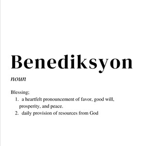 Benediksyon Digital Print Wall Art | Haitian Wall Art | Christian ...