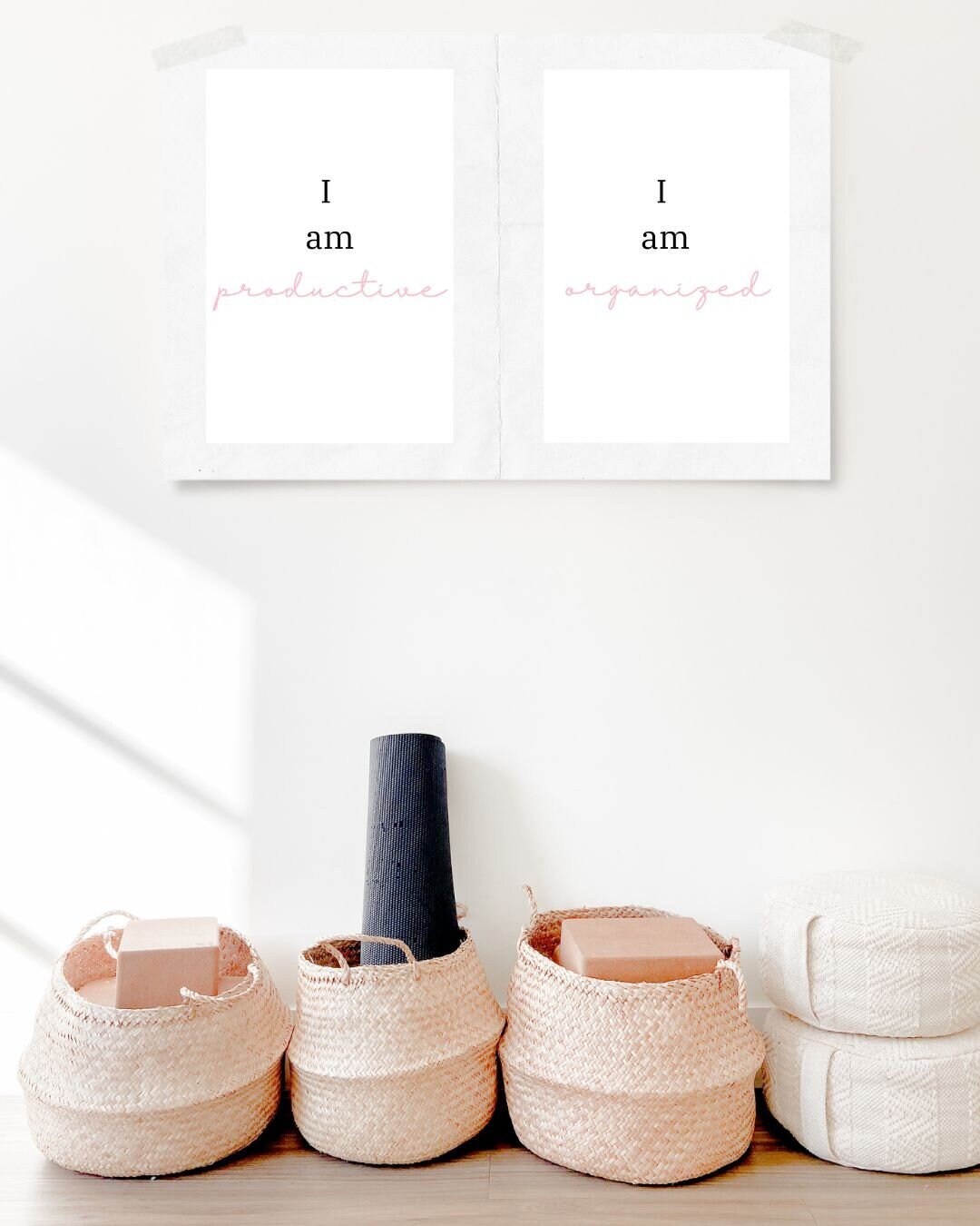 Productivity Wall Art | Office Space Bundle | Encouraging Digital Wall ...