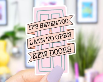 Allergic to Negative Energy Sticker, Funny Positive Vinyl Waterproof ...