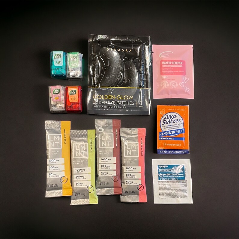 Bachelorette Party Hangover Kit Personalized Bridal Recovery Kit ...