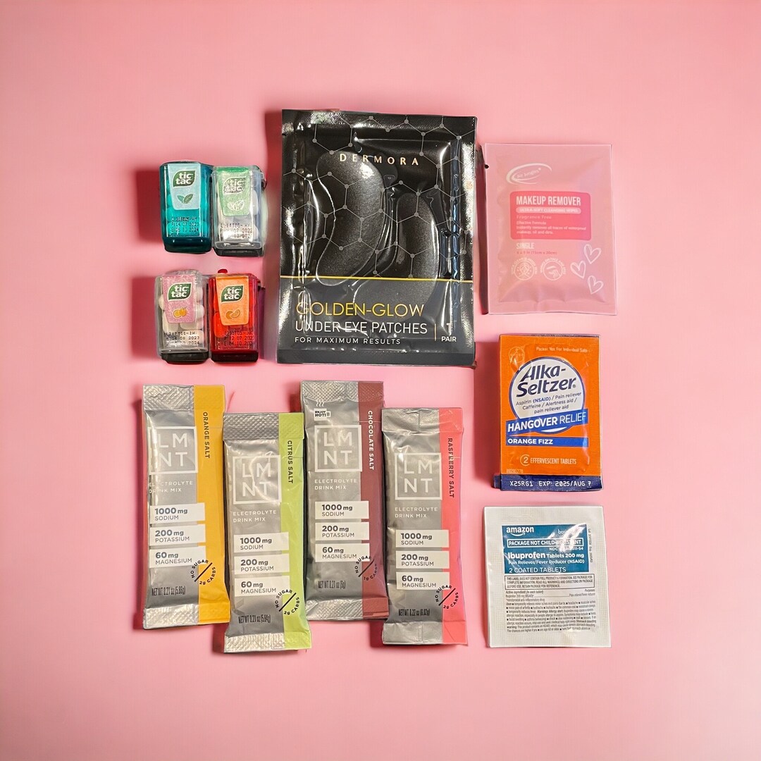 Bachelorette Party Hangover Kit Personalized Bridal Recovery Kit