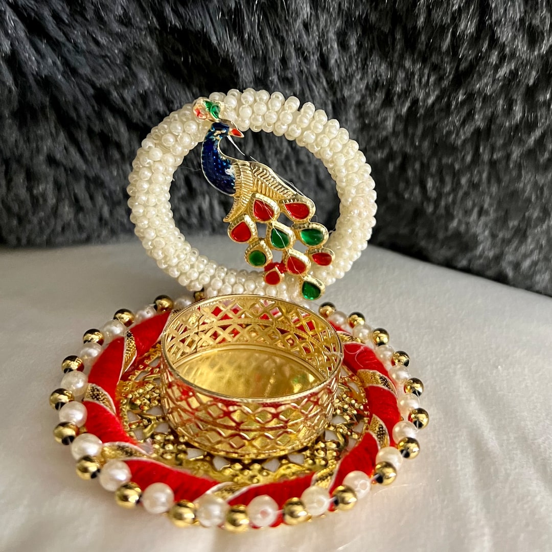 Peacock Diwali Diya Set: Elegant Tea-light Candle Holders - Etsy