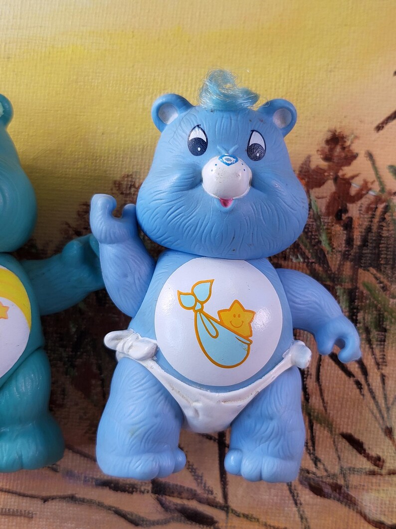 Care Bear Bundle Original 80s Pvc Poseable Care Bears Wish Tugs and ...