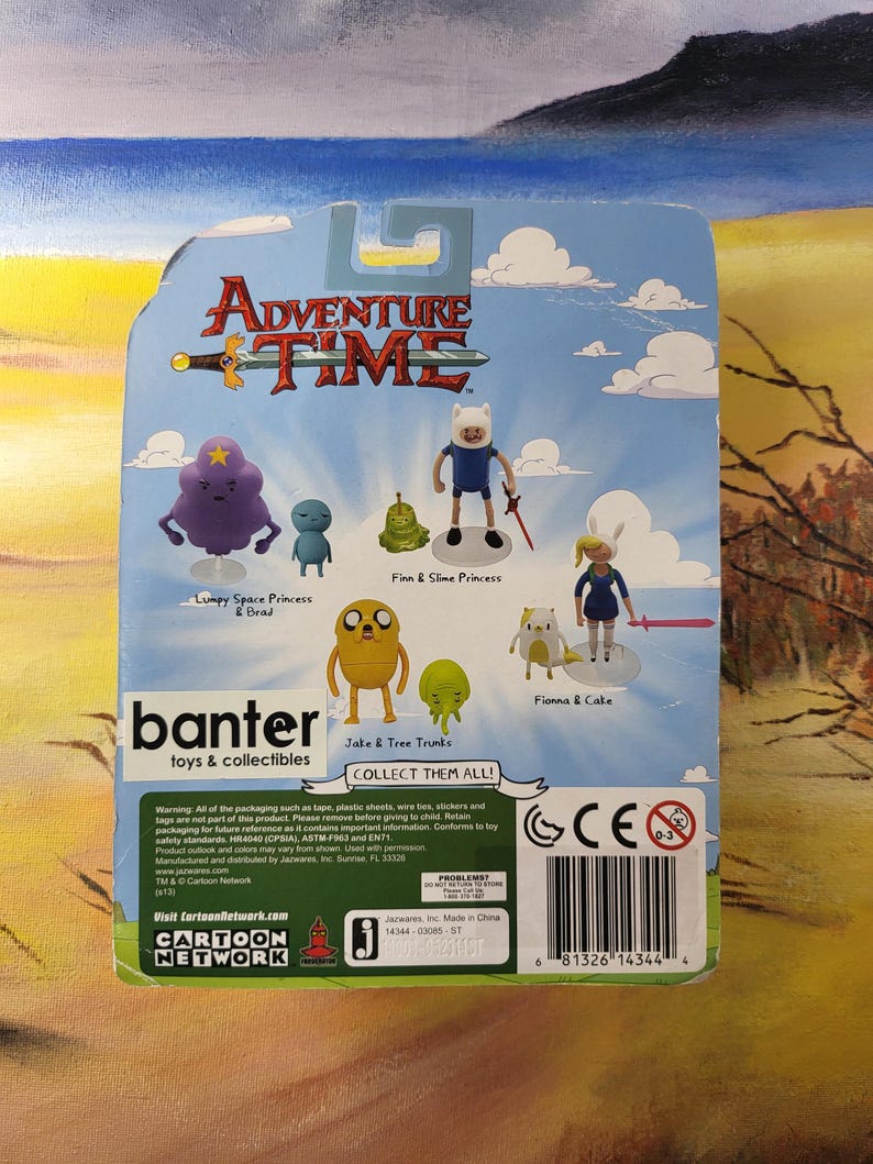 Adventure Time Lumpy Space Princess and Brad Action Figure Set New in ...