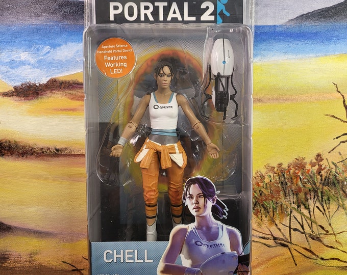 Rare Neca Portal 2 Chell Figure player Select Valve 2013 Neca - Etsy