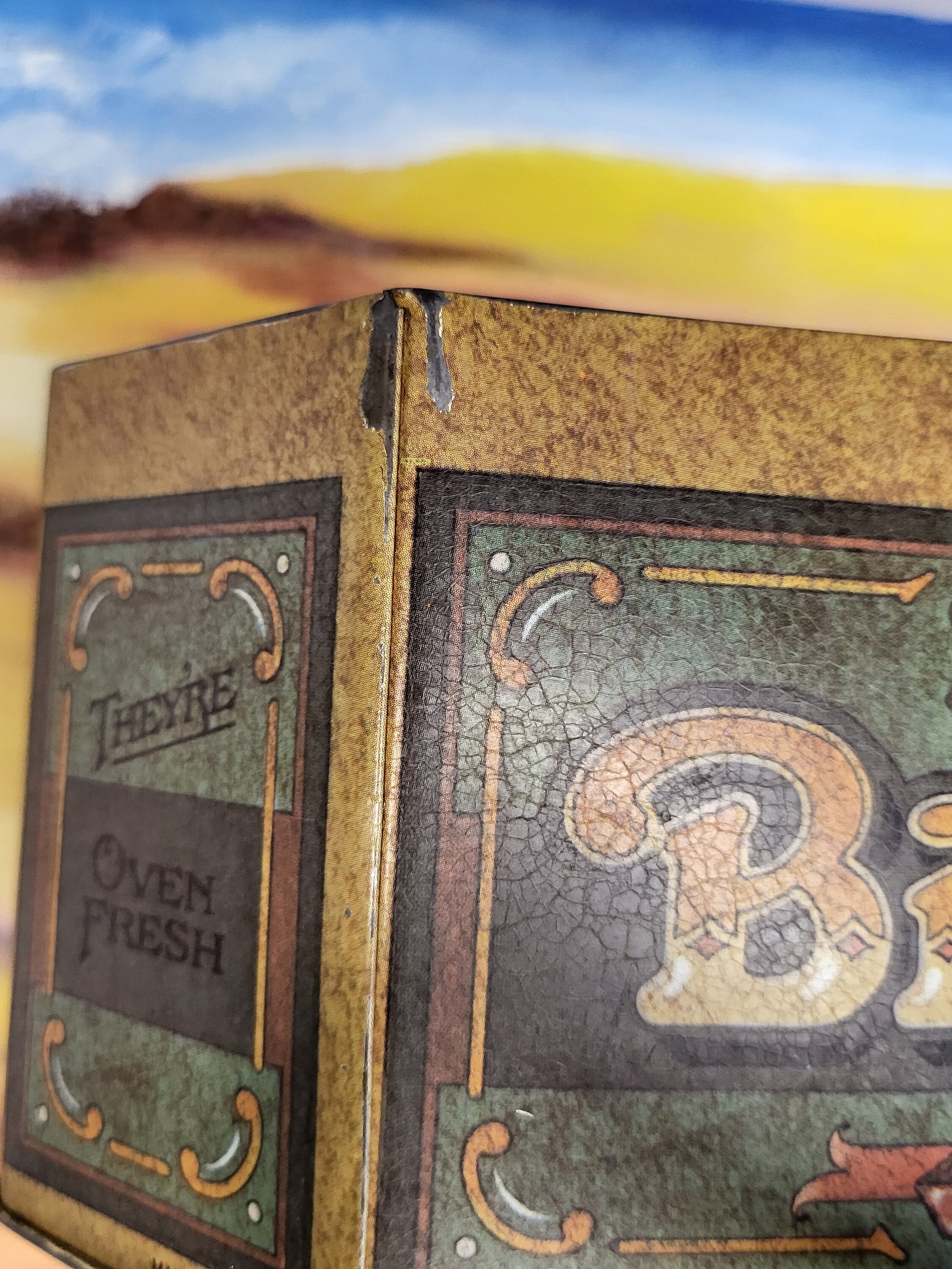 Vintage Tin-advertising/confectionery-betty Butter Brand Biscuits-green ...