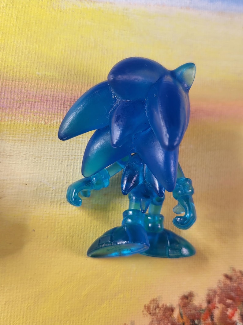 Rare Tomy Sonic the Hedgehog Classic Sonic Clear Action SEGA Figure and ...