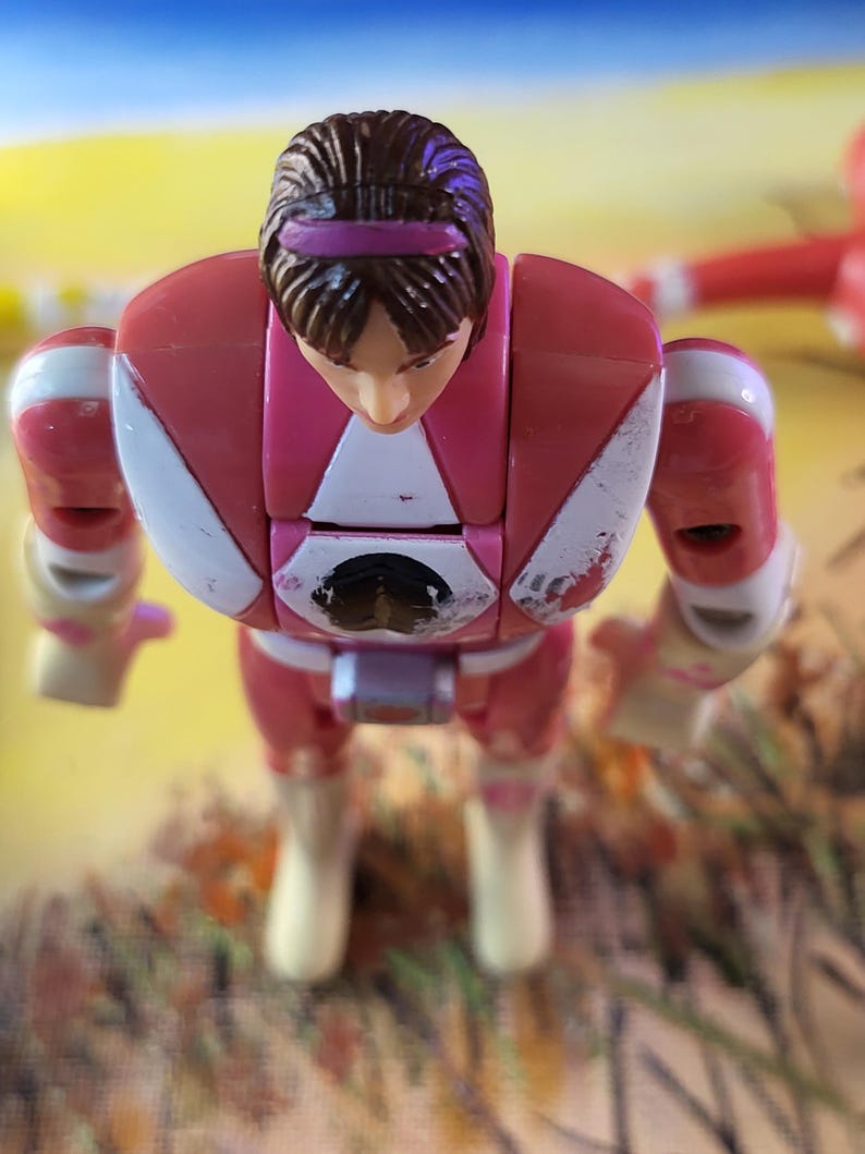 Mighty Morphin Power Rangers VTG Bundle Lot of 5 Mixed Figures Pink ...
