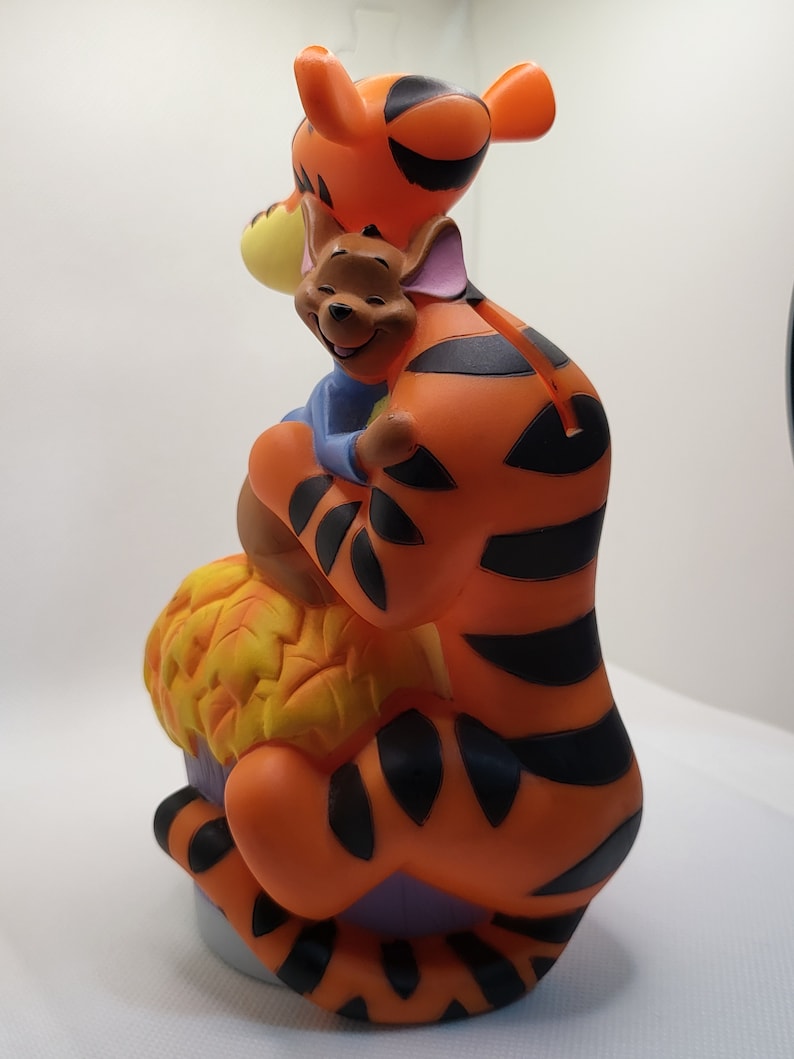 Vintage Tigger Hugging Roo Rubber Piggy Bank by Disney - Etsy