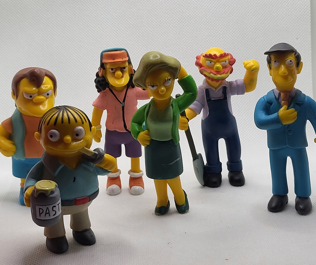 Figurines Simpsons vintage de l'an 2000 - Lot de 6 - Etsy France