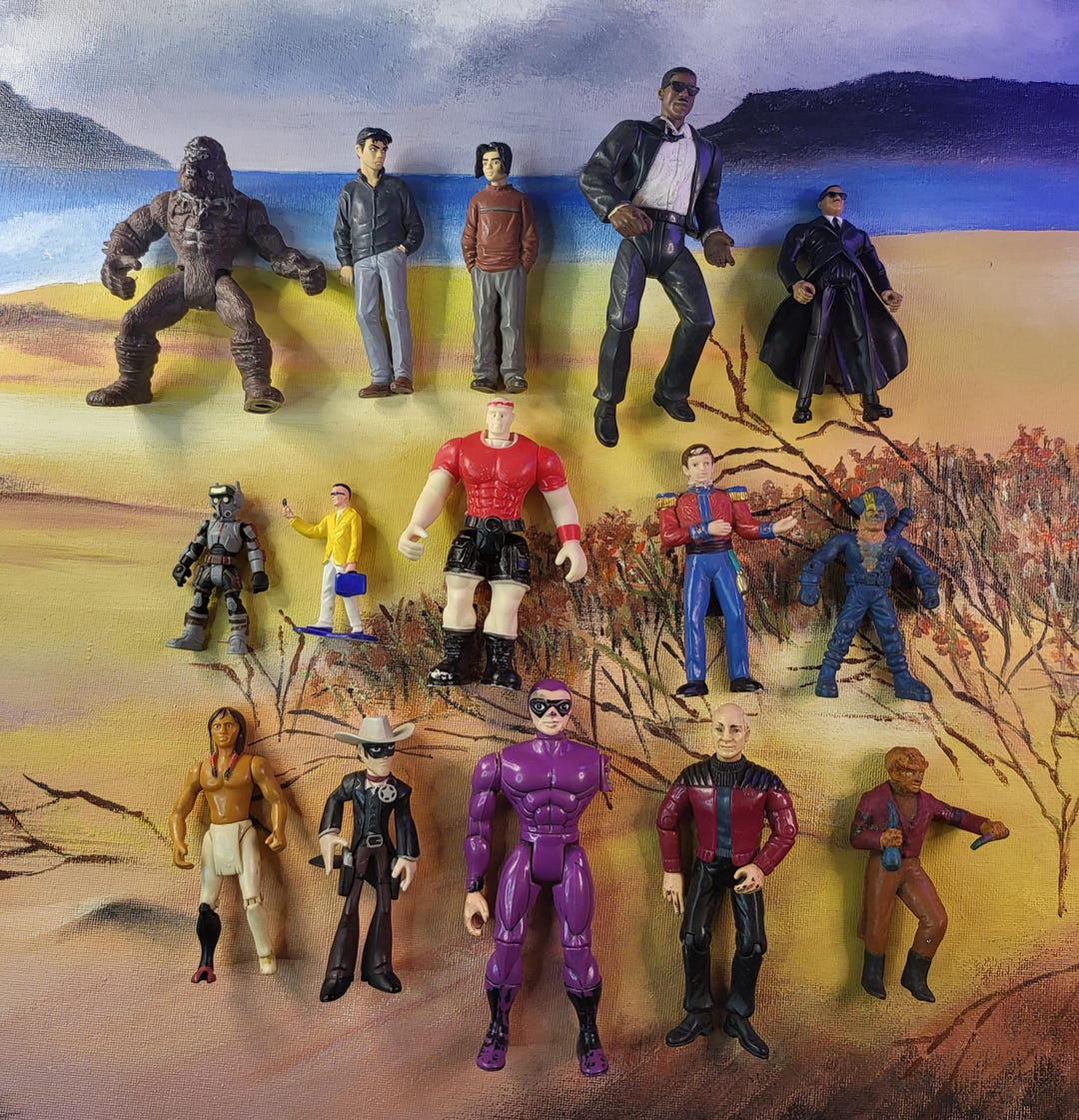 Mixed Vintage Action Figure Lot of 15 80s~90s~y2k - Etsy