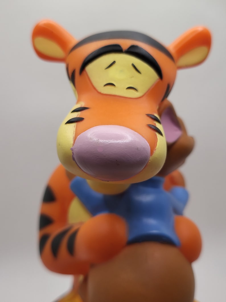 Vintage Tigger Hugging Roo Rubber Piggy Bank by Disney - Etsy