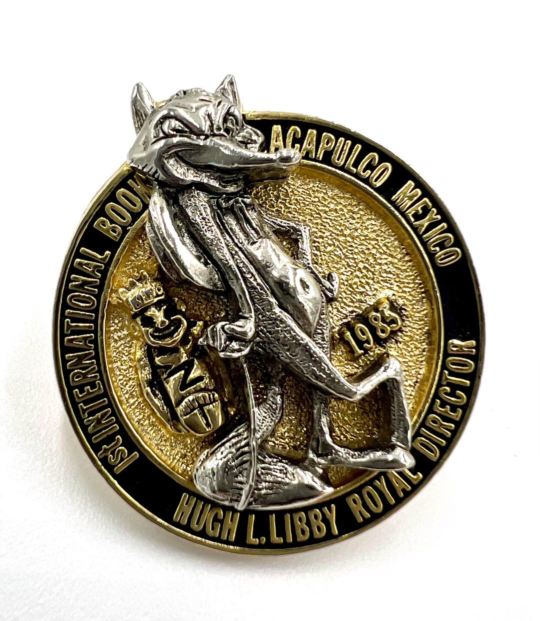 1983 Royal Order of Jesters Lapel Pin, 1st International Book Acapulco ...