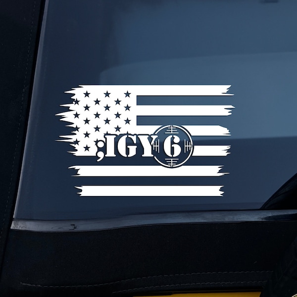 Igy6 Decal American Flag - Etsy