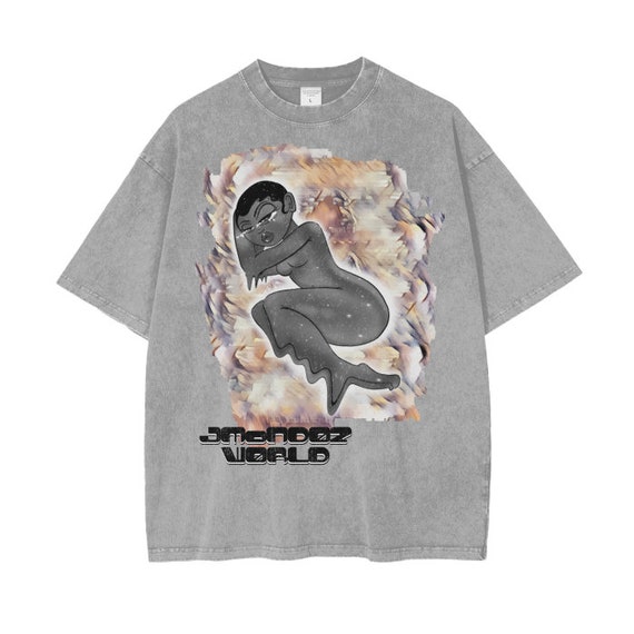 JMOND0Z WRLD Maximalist Vintage Stone-washed T-shirt JMOND0Z WRLD Maximalist Vintage Stone-washed T-shirt