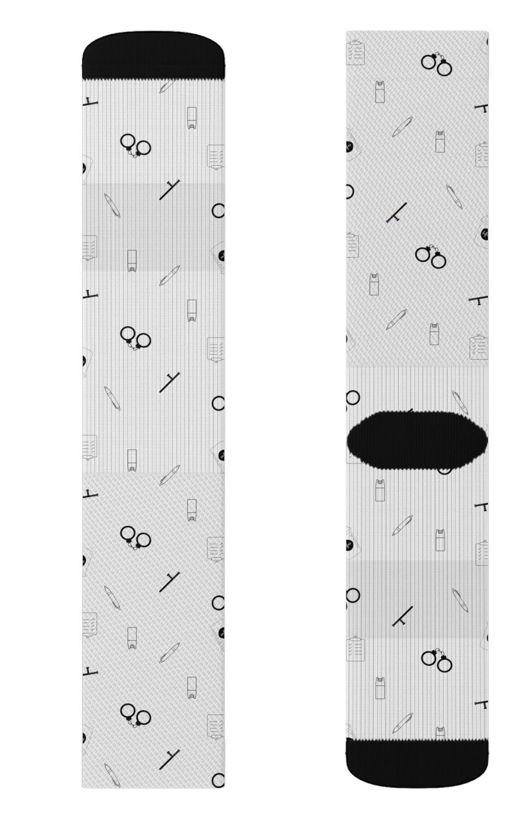 Handcuff Print Socks: Police Officer Gift - Etsy