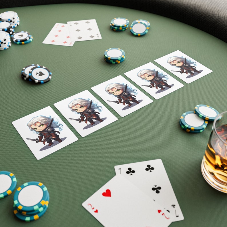 The Witcher Chibi Poker Cards - Etsy