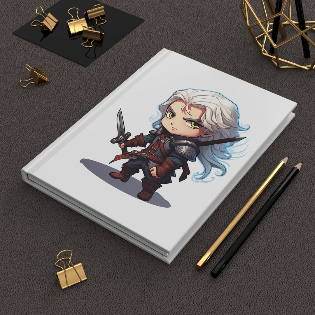 The Witcher Chibi Hardcover Lined Journal - Etsy
