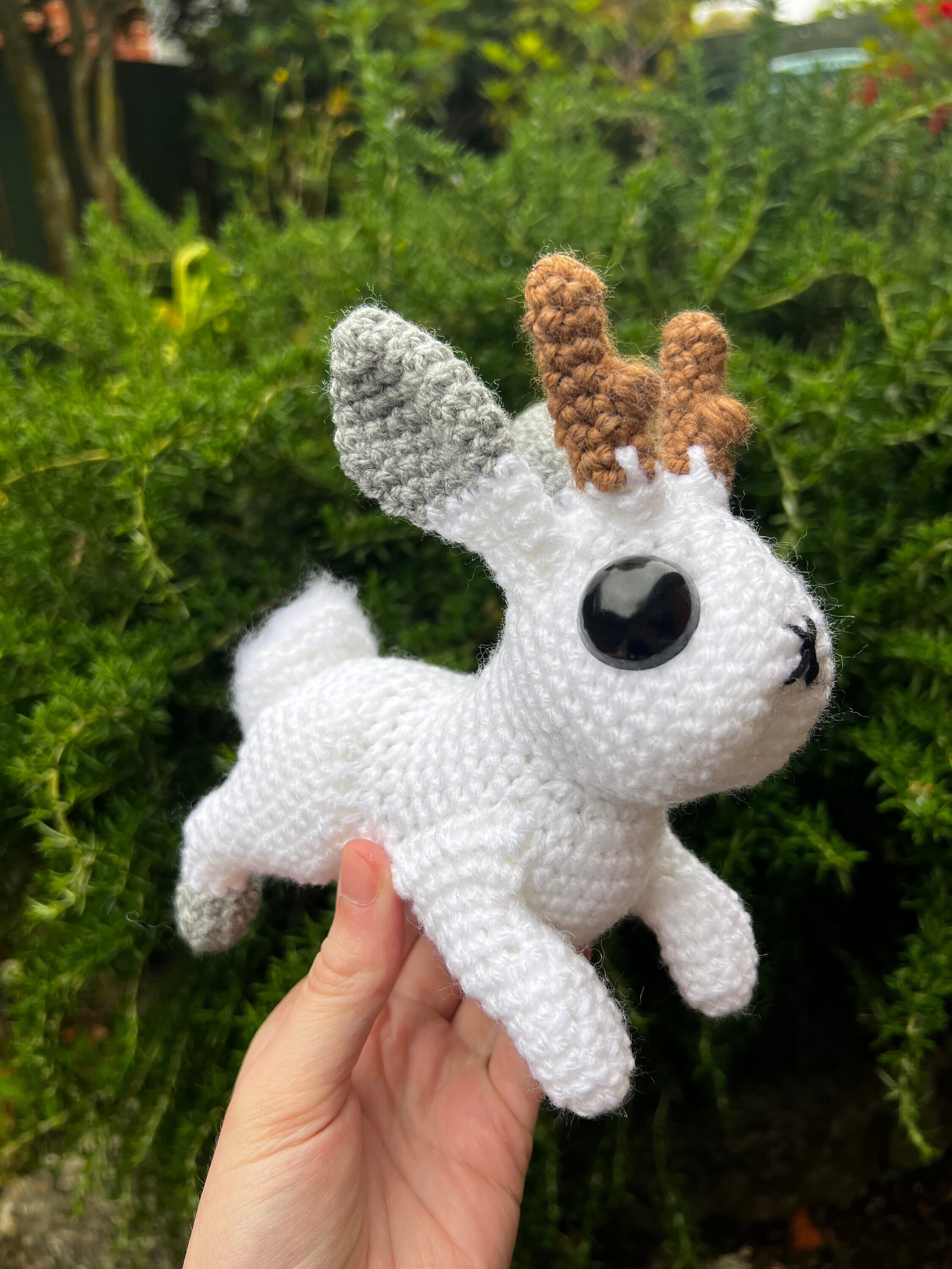 Custom Handmade Crochet Amigurumi Jackalope Cryptid - Etsy