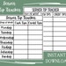 Server Weekly Tip Tracker Perfect for Waitress and Waiter From All ...