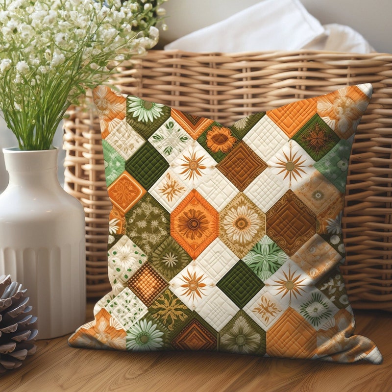 Retro Patchwork - Etsy