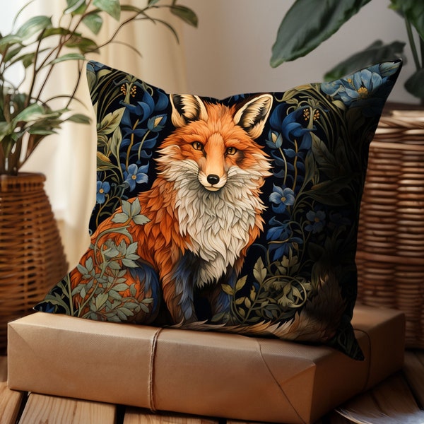 Fox Pillow Cover - Etsy