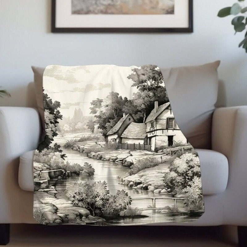 French Country Toile - Etsy