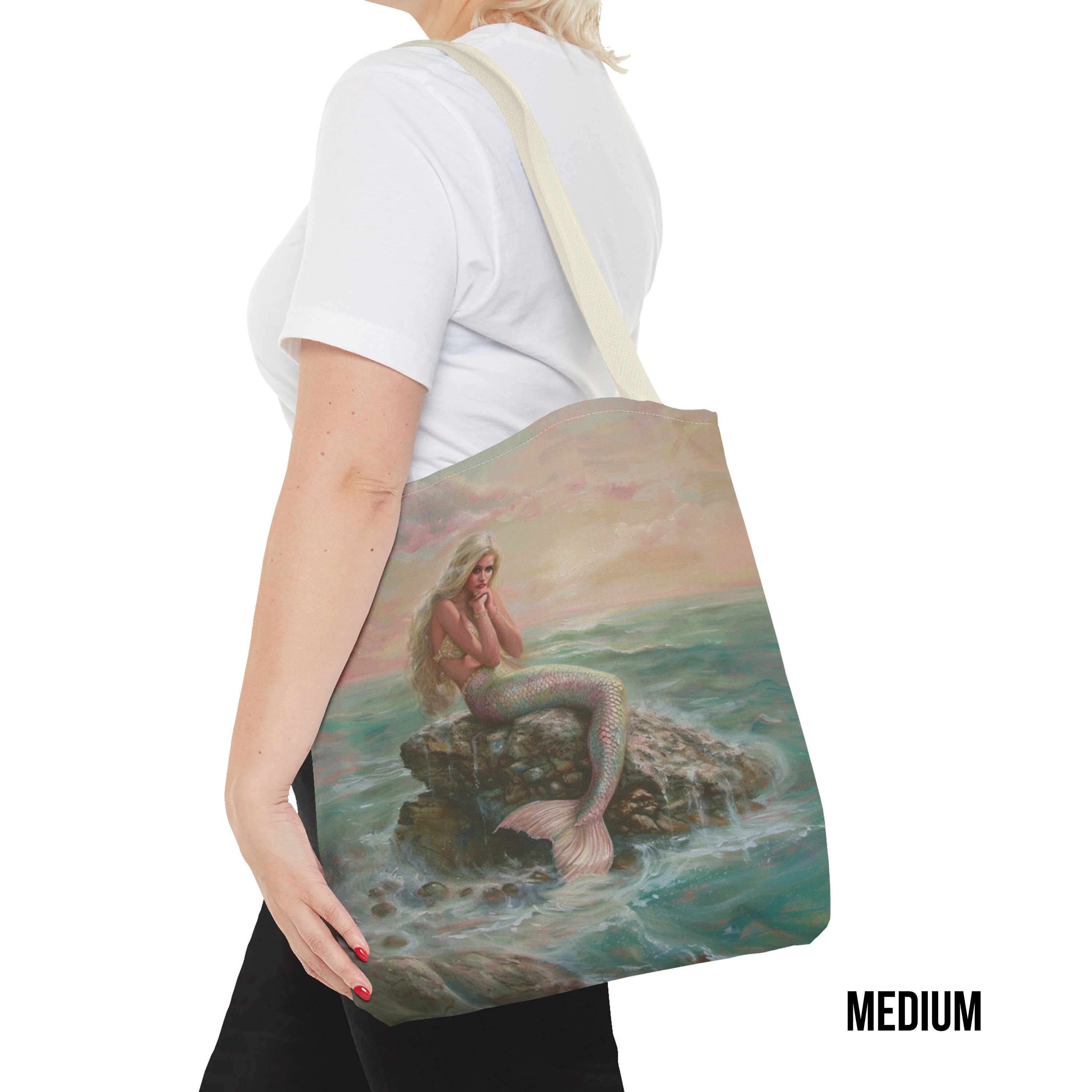 Mermaid Core Aesthetic Blonde Mermaid Personalized Weekender Tote Bag ...