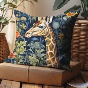 Giraffe Pillow Cover, One of a Kind Giraffe, Unique Pillow Covers ...