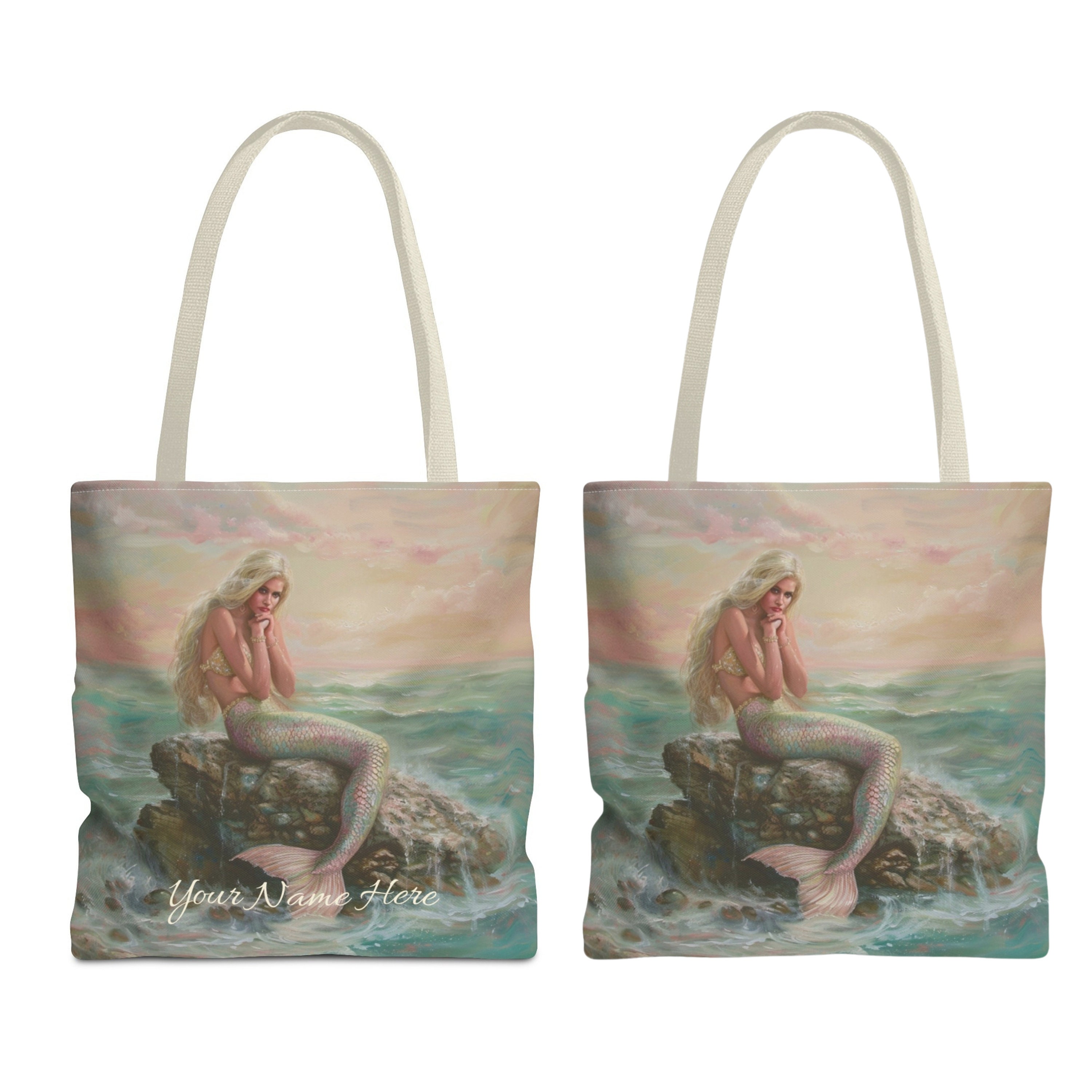 Mermaid Core Aesthetic Blonde Mermaid Personalized Weekender Tote Bag ...