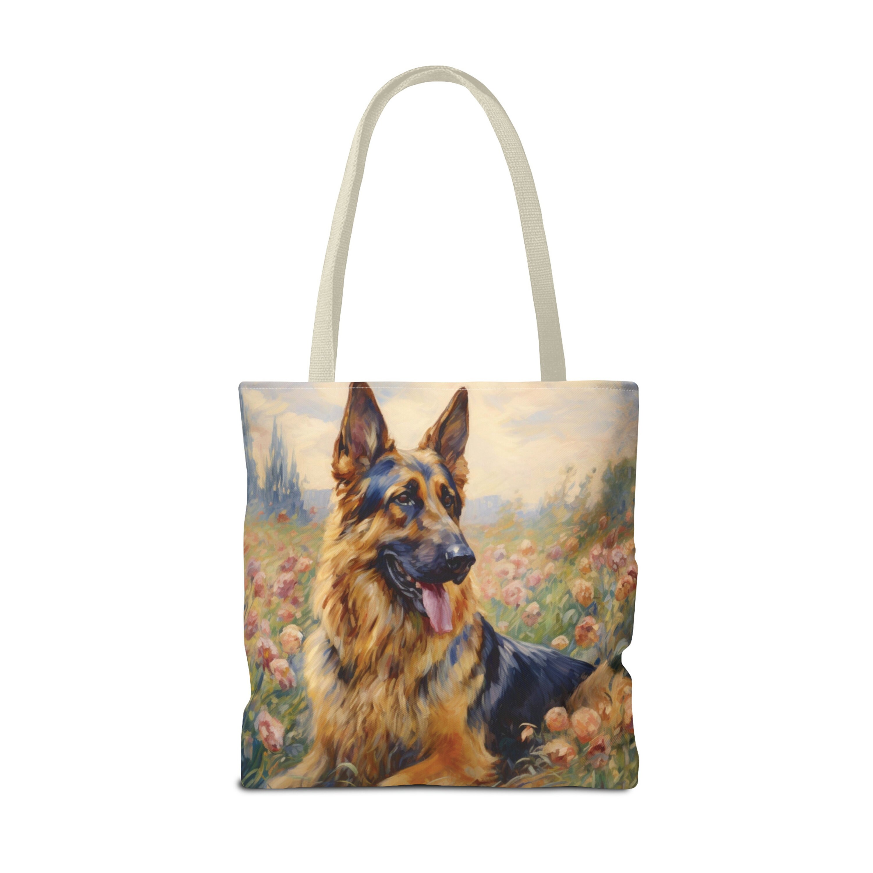 German Shepherd Tote Bag Personalized Weekender Tote Bag German ...