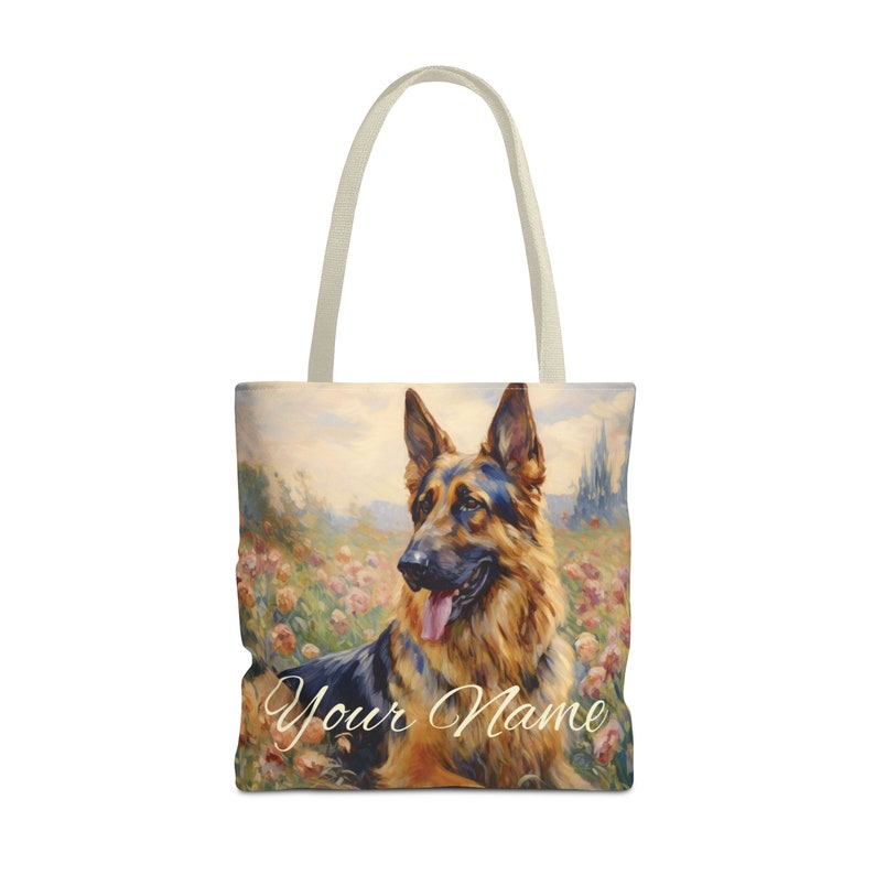 German Shepherd Tote Bag | Personalized Weekender Tote Bag | German ...
