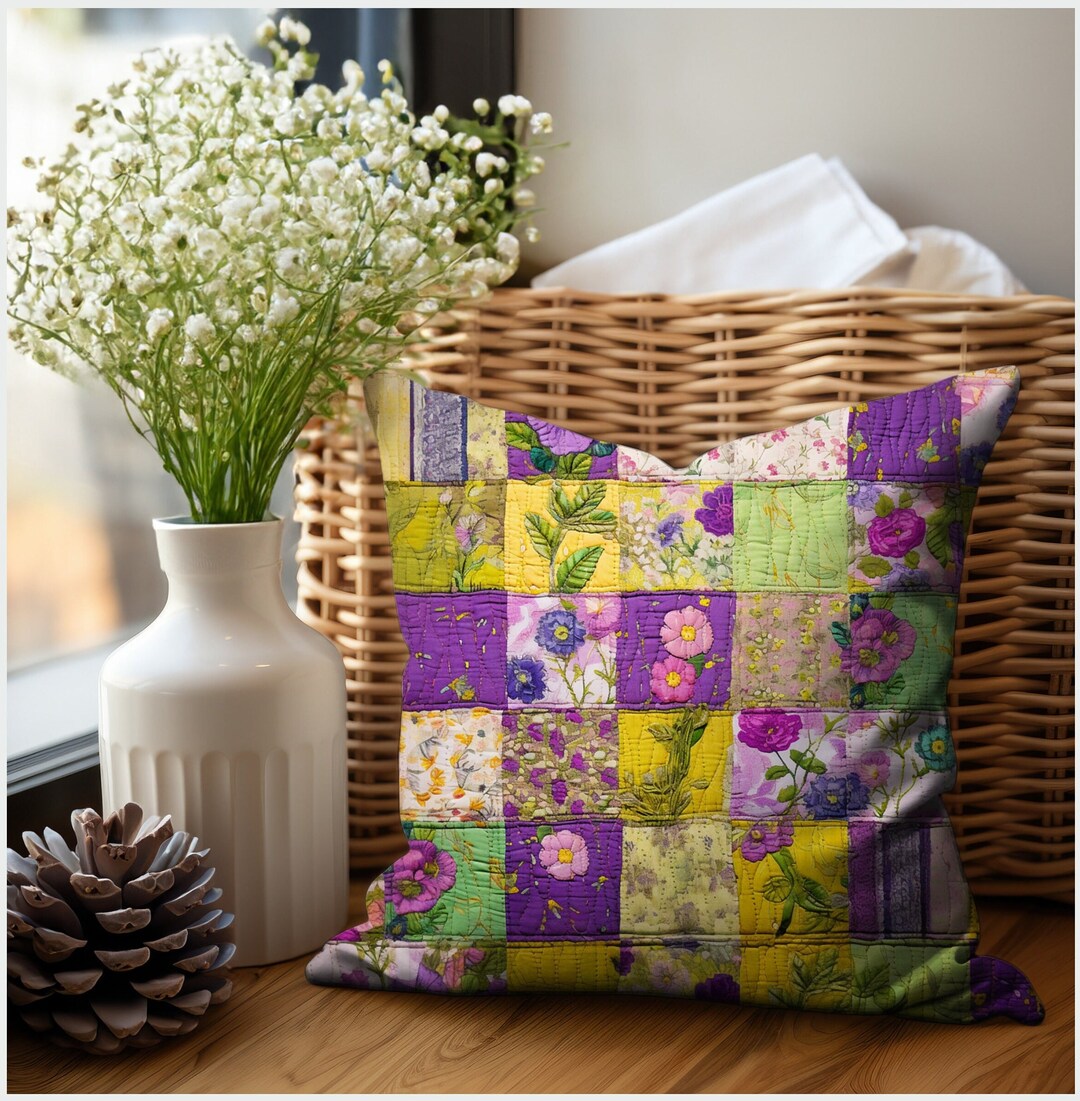 Boho Patchwork Decor Pillow Cover Bohemian Decor Sofa Pillow Case Gift ...