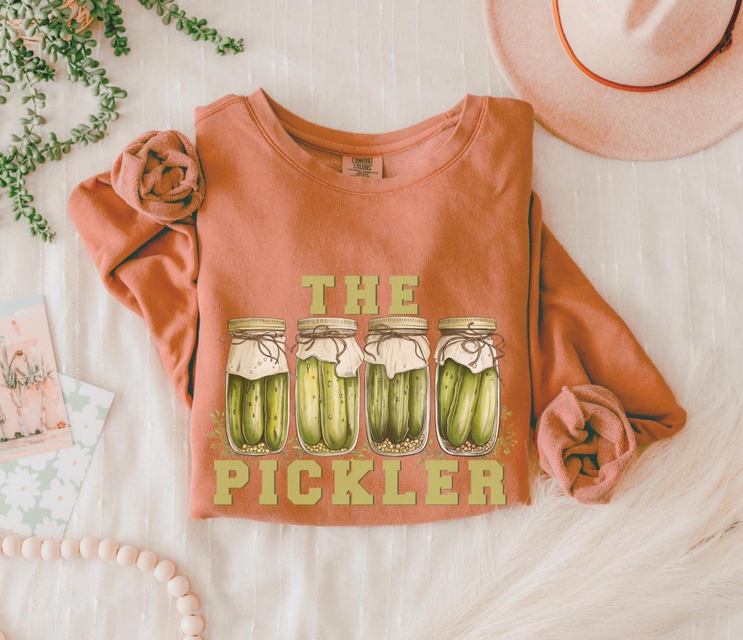 Comfort Colors Vintage Canned Pickles Pullover, the Pickler Pickle Jar ...