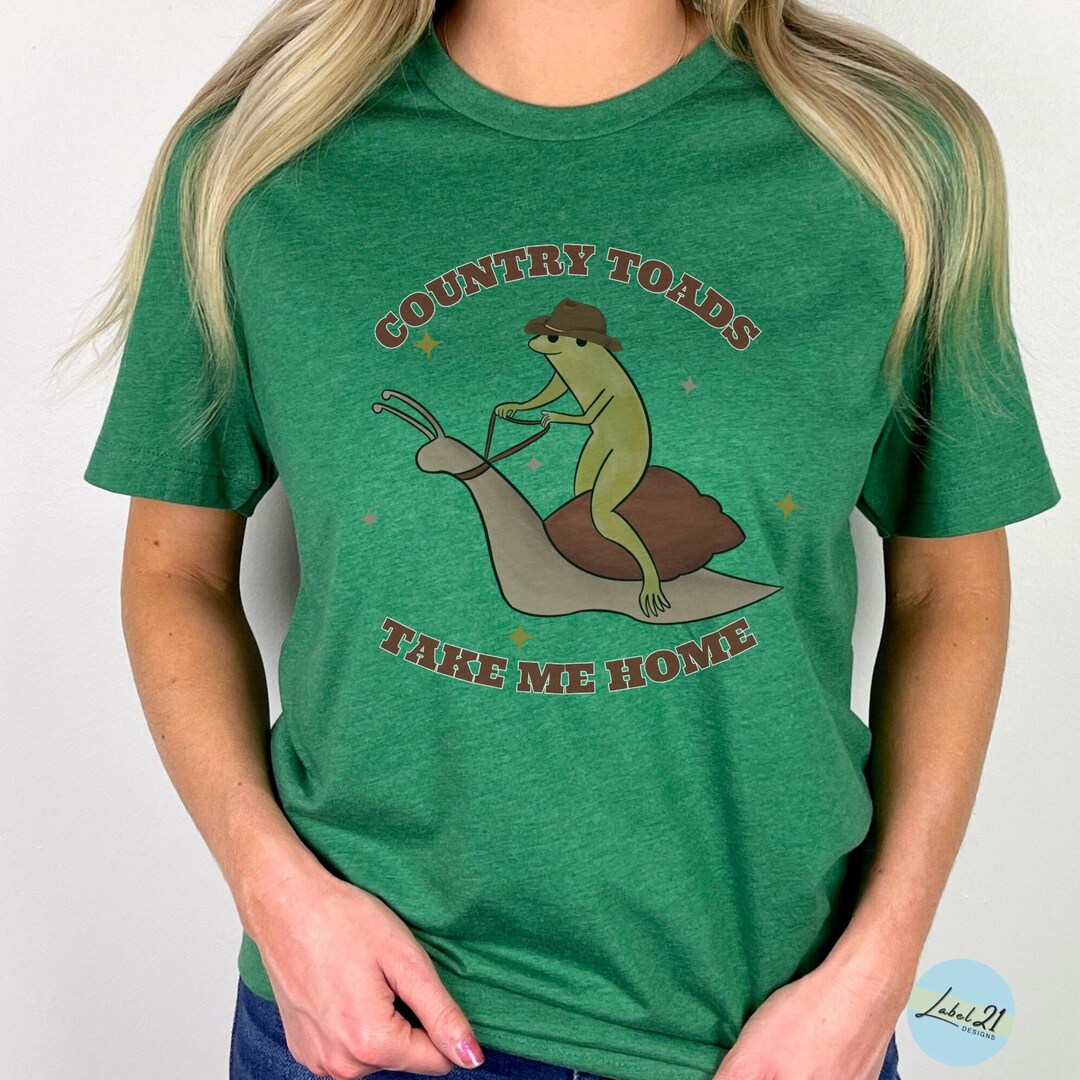 Cowboy Frog Tshirt, Funny Western Frog Shirt, Frog Lover Gift ...