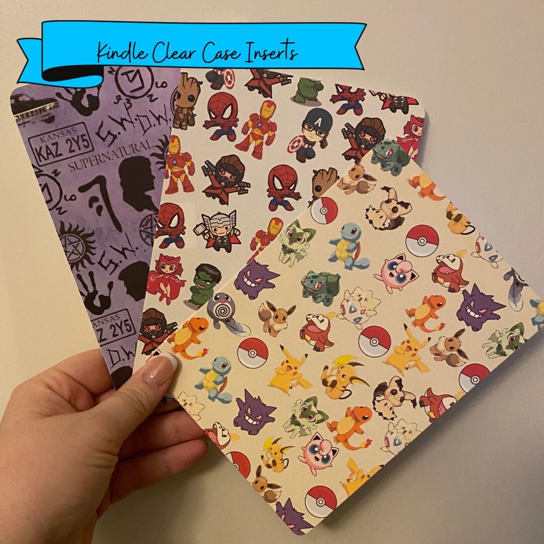Cardstock Insert for Clear E-reader Case Case Not Included - Etsy