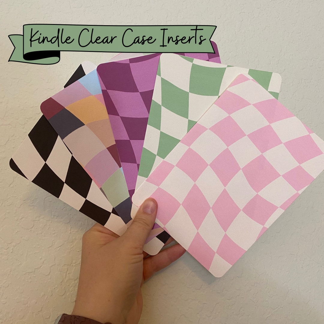 Cardstock Insert for Clear E-reader Case Case Not Included - Etsy