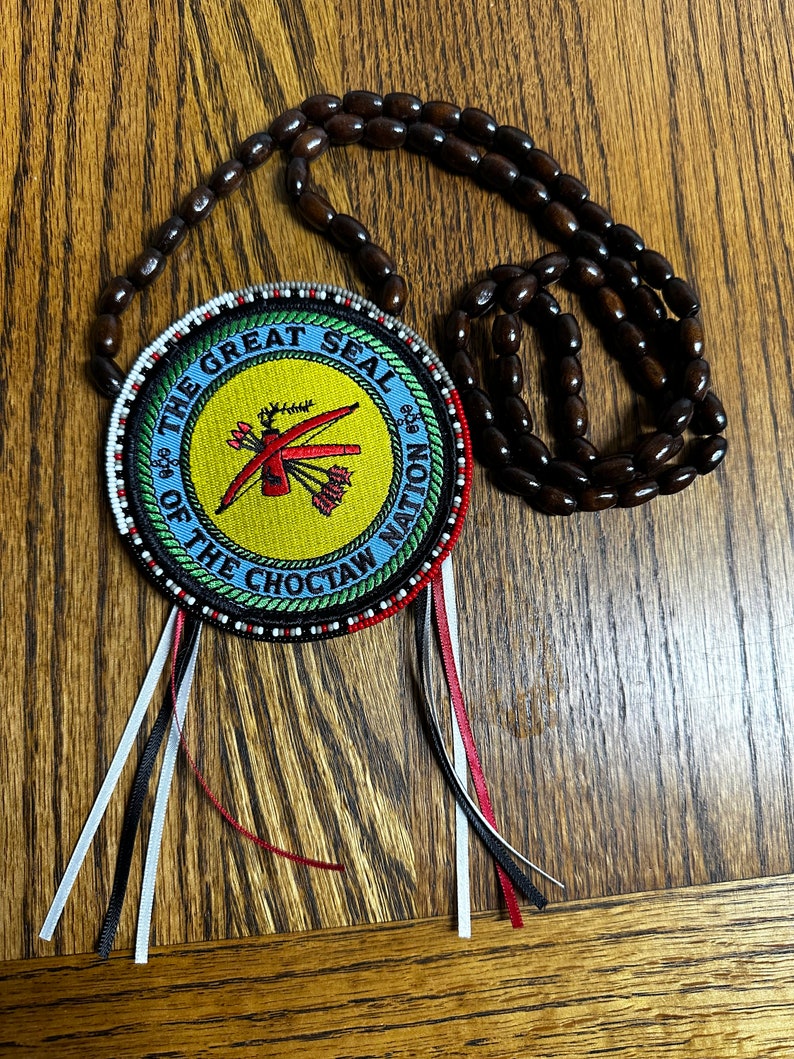 Hand Beaded Tribal Medallion With Ribbon Work - Etsy