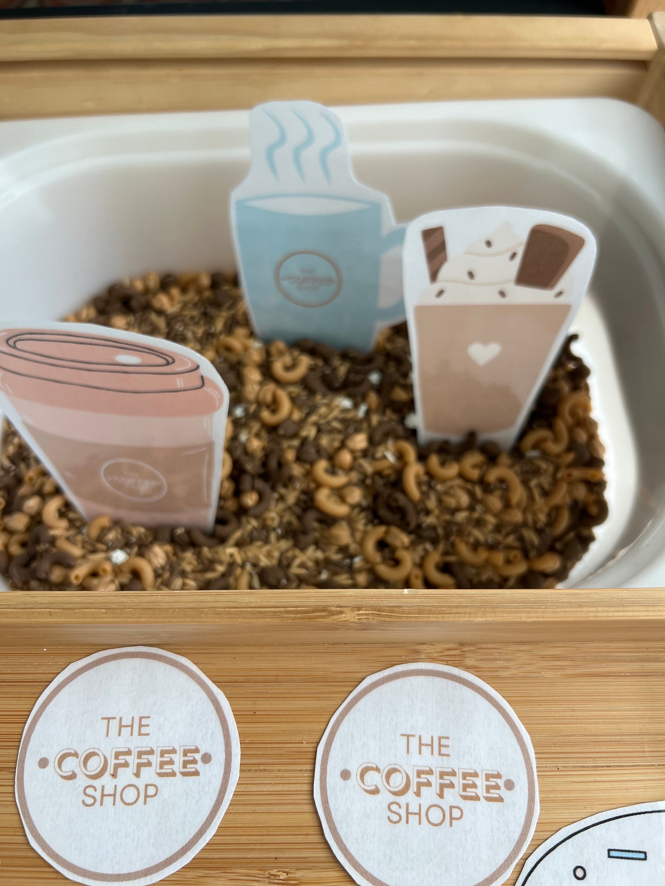 Coffee Shop Coffee Shop Dramatic Play Sensory Bins - Etsy