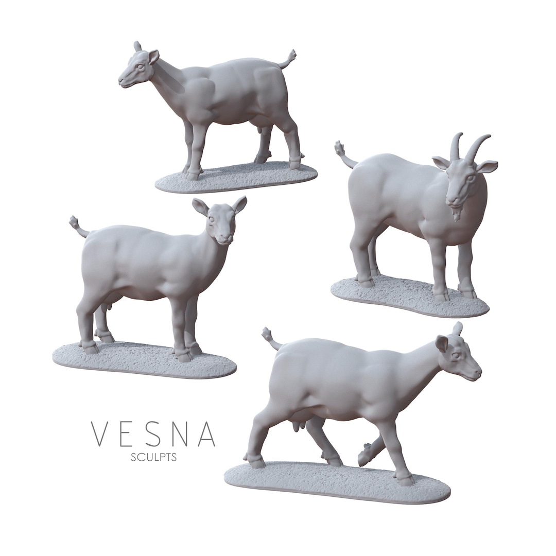 Goats - Terrain/diorama Accessory Pack - Etsy