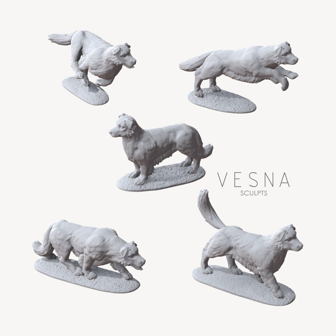 Good Old Boys Golden Retriever - Terrain/diorama Accessory Pack - Etsy