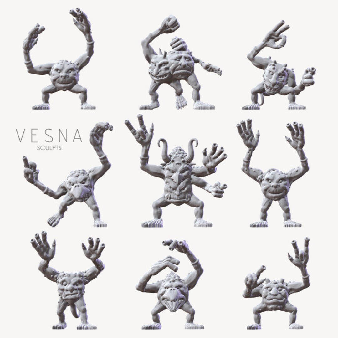 Old School Cheeky Fantasy Imps - Etsy