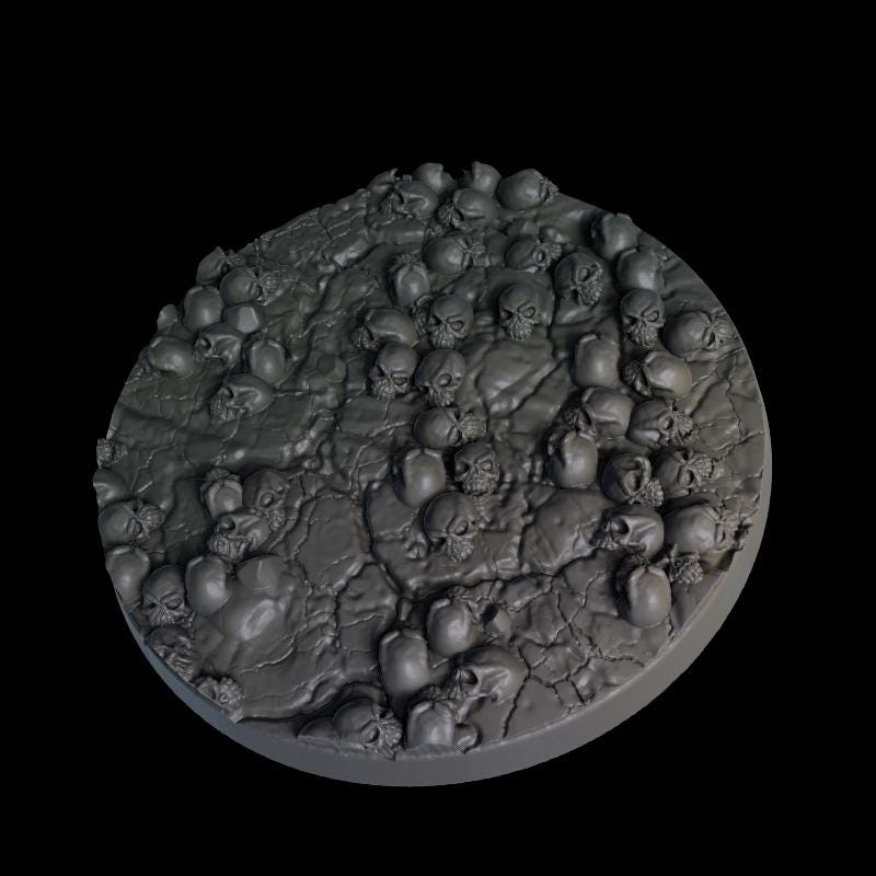 28 Mm Skull Bases - Etsy