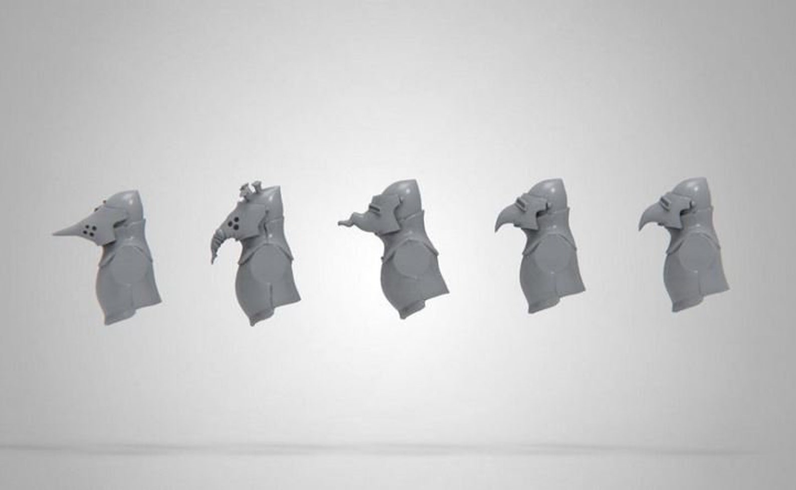 Turnip28 - 21 X Armoured Torso's and 1 X Toff Plague Doctor Mask With ...