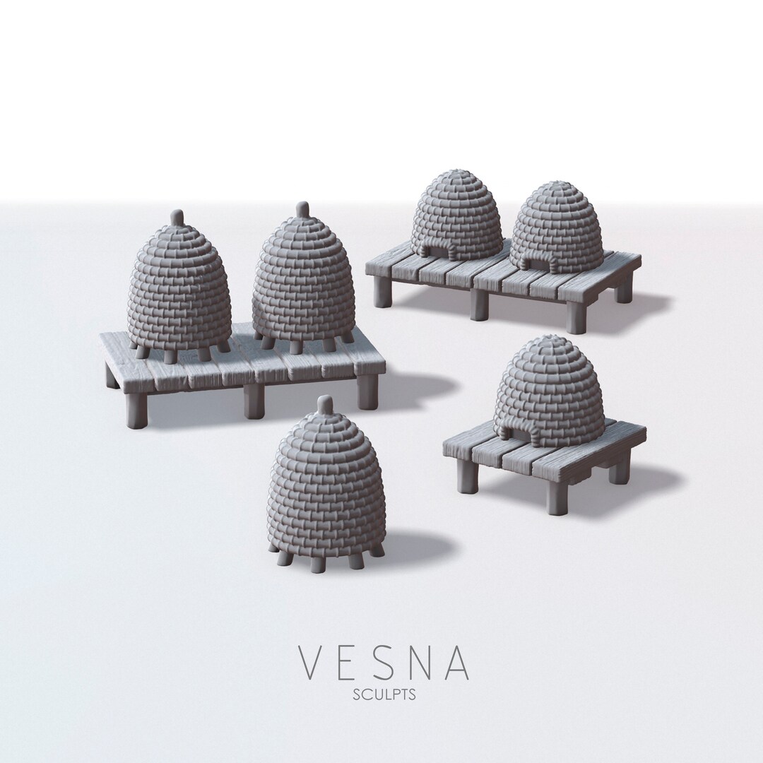 Oh Bee Hive! (medieval) - Terrain/diorama Accessory Pack - Etsy