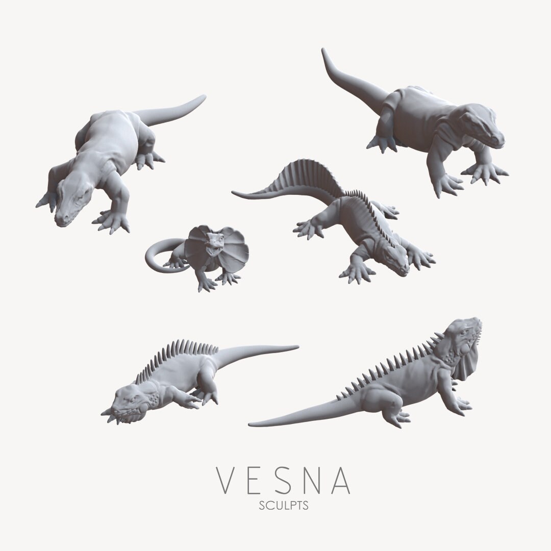 Lizards Terrain/diorama Accessory Pack - Etsy